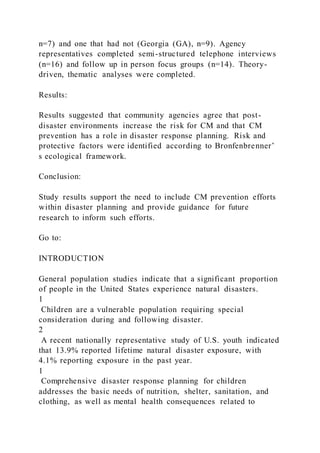 Qualitative Article Review and CritiqueIn approximately 7-10 p | DOCX