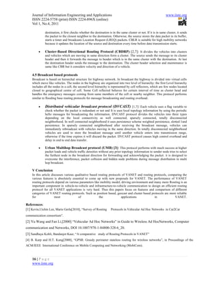 Qualitative based comparison of routing protocols for vanet1212final | PDF