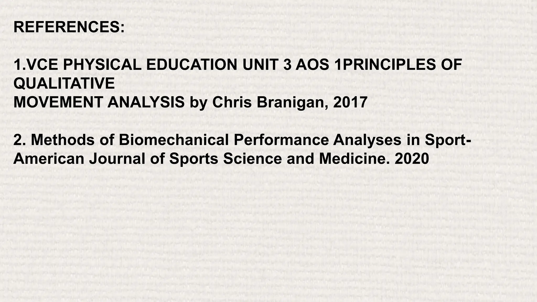 Qualitative Biomechanical Analysis In Physical Education. pptx | PPTX