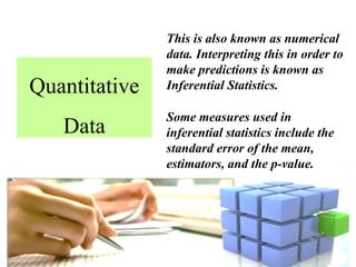 DATA INTERPRETATION - Qualitative and Quantitative | PPT