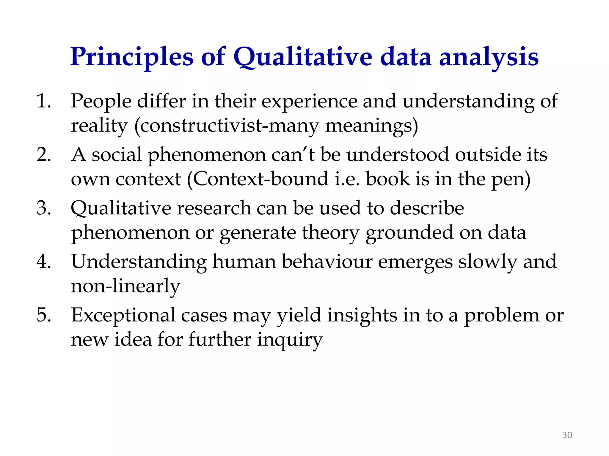 Qualitative data analysis | PDF