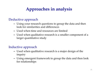 Qualitative data analysis | PDF