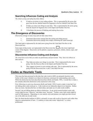 Qualitative data analysis | PDF