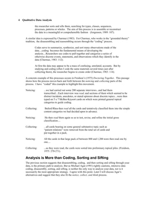 Qualitative data analysis | PDF