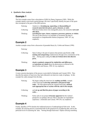 Qualitative data analysis | PDF