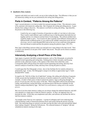 Qualitative data analysis | PDF