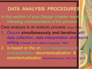 Qualitative data analysis | PPT