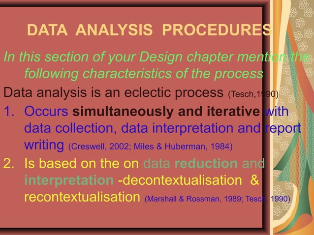 Qualitative data analysis | PPT