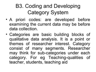 Qualitative data analysis | PPT