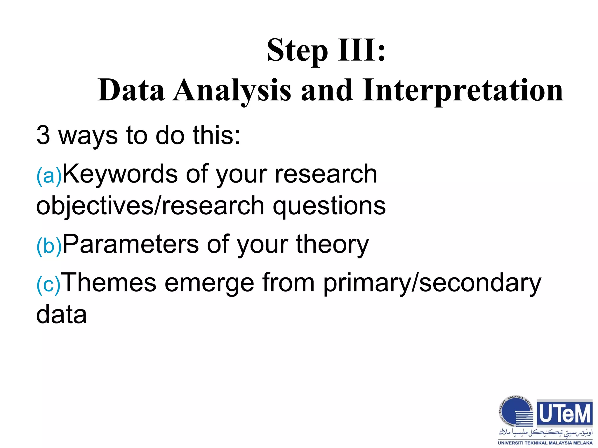 Qualitative Data Analysis | PPT