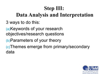 Qualitative Data Analysis | PPT