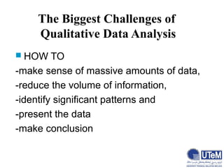 Qualitative Data Analysis | PPT