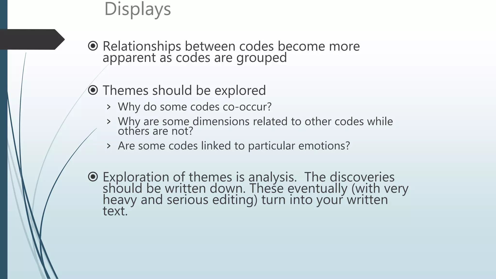 Qualitative data analysis | PPTX | Programming Languages | Computing