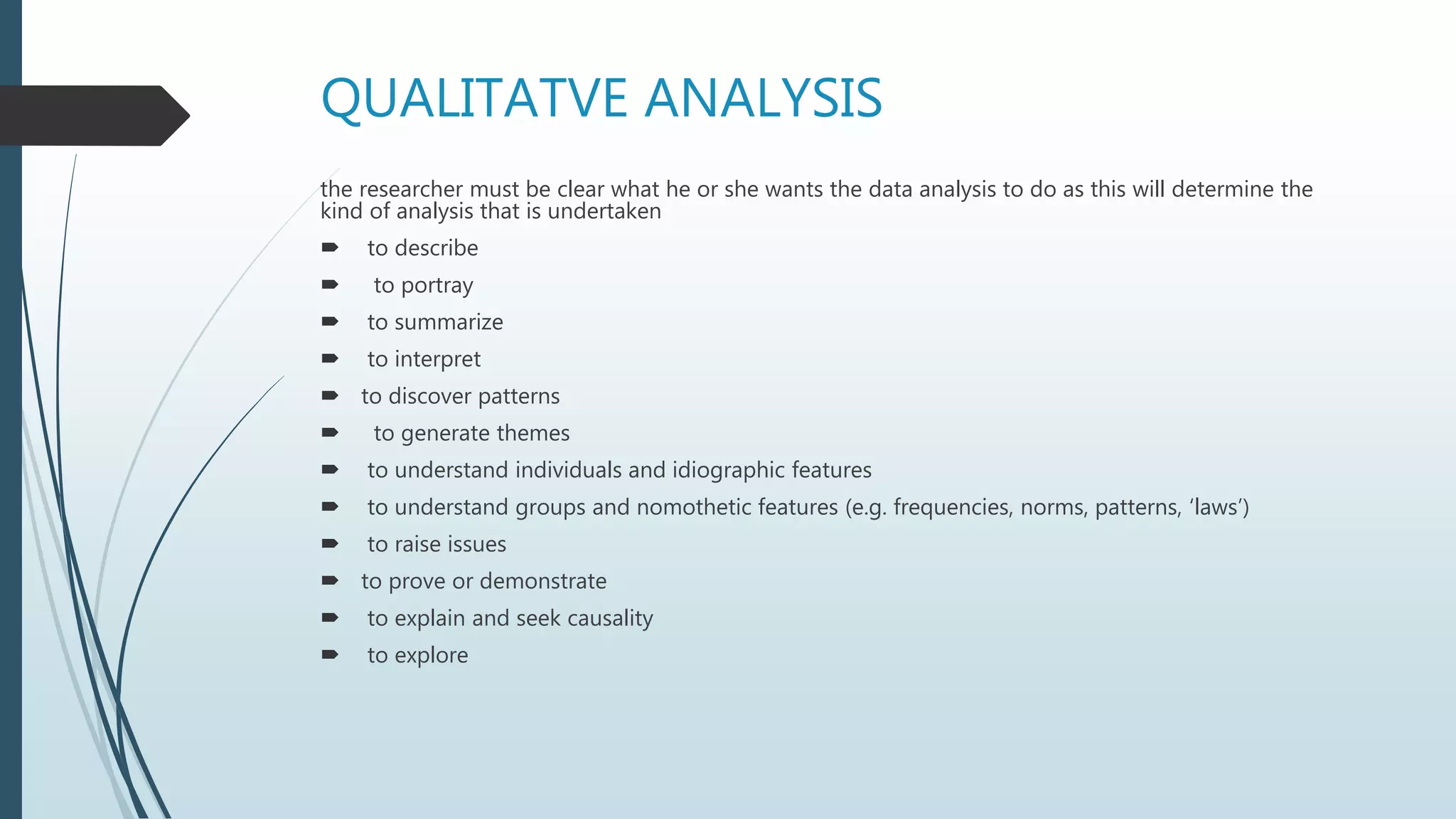 Qualitative data analysis | PPTX