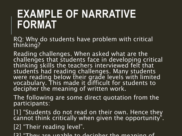 QUALITATIVE DATA ANALYSIS.ppt | Educational Assessment | Education