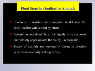 Qualitative Data Analysis | PPT