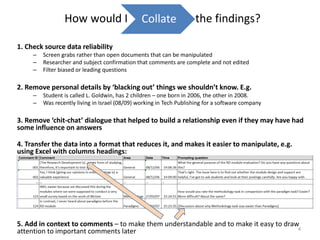 Qualitative data analysis - Student L | PPT