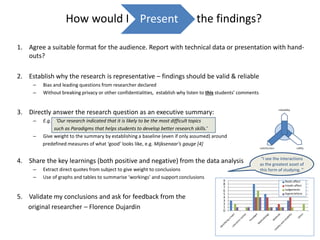 Qualitative data analysis - Student L | PPT