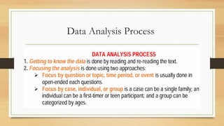 Qualitative Data Analysis Coding in Qualitative Research | PPTX