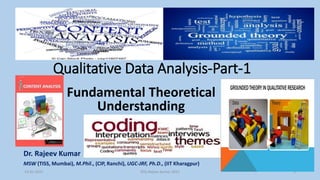 Qualitative data analysis part 1-theoretical understanding | PPT