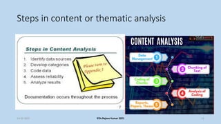 Qualitative data analysis part 1-theoretical understanding | PPT