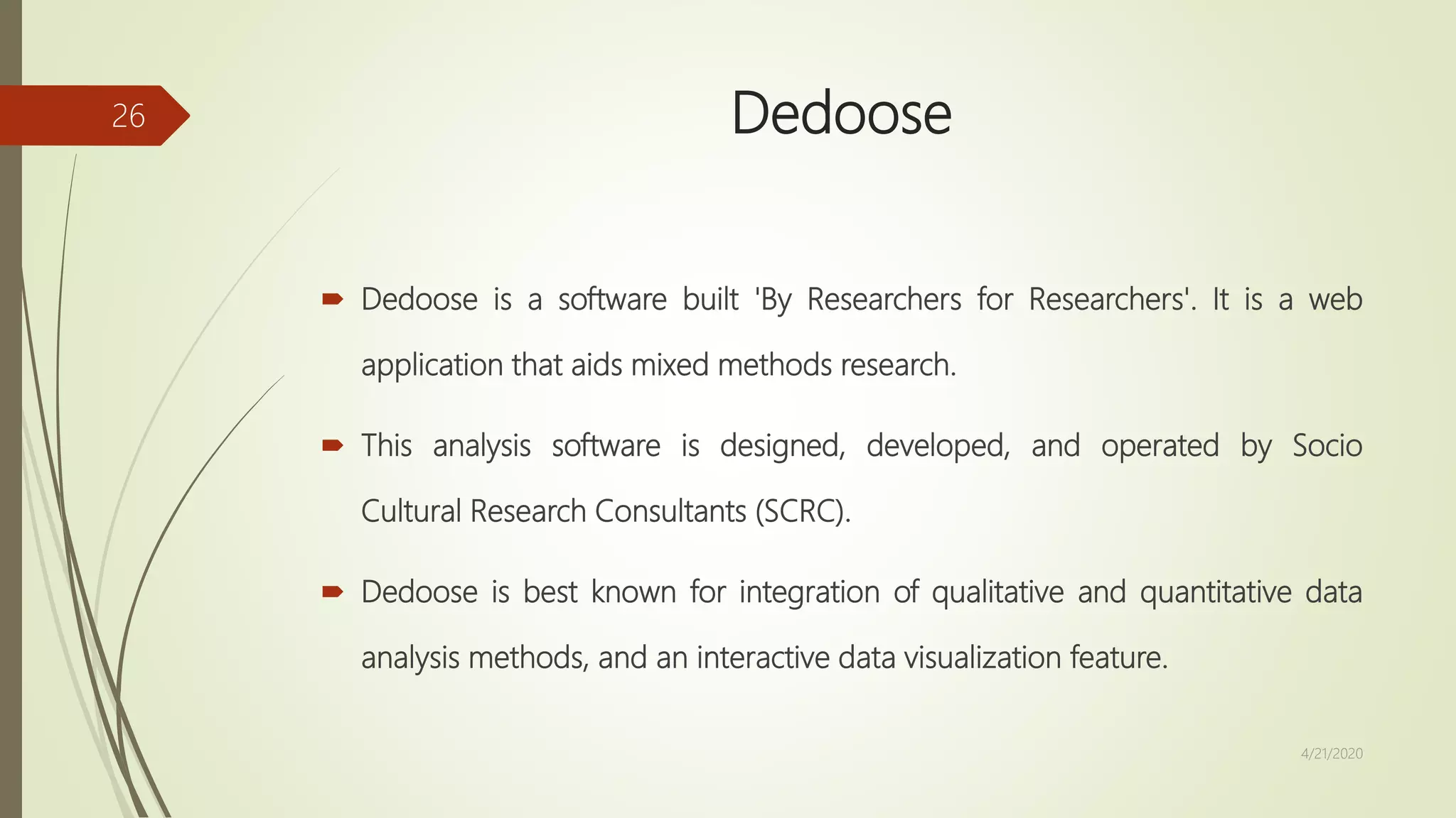 Qualitative data analysis software's By Iqbal Rana | PPTX