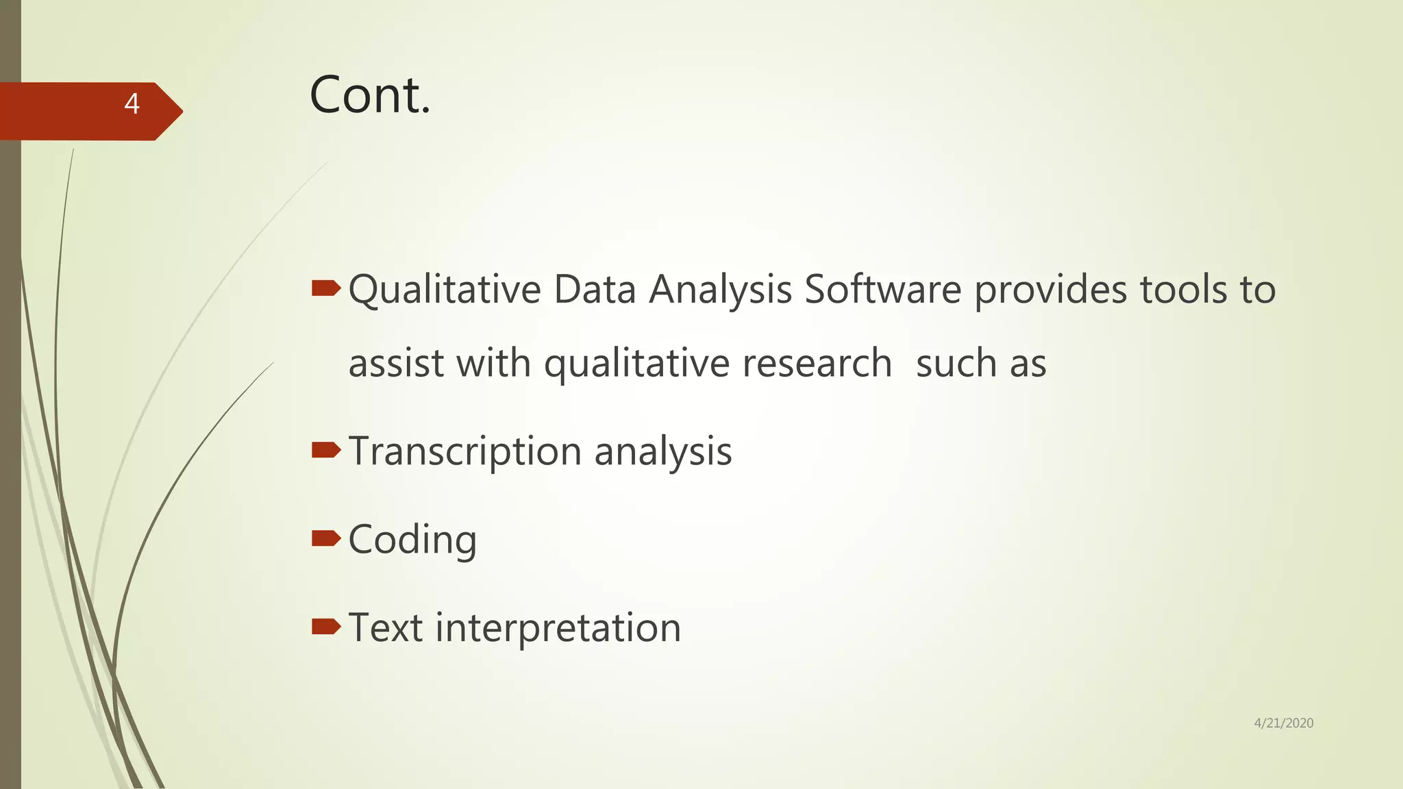 Qualitative data analysis software's By Iqbal Rana | PPTX