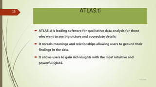 Qualitative data analysis software's By Iqbal Rana | PPTX