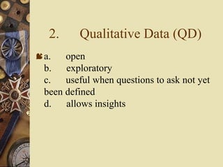 Qualitative data analysis | PPT