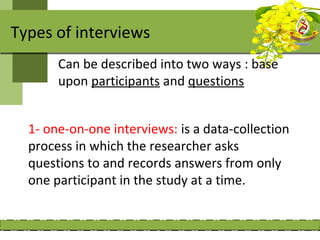 Qualitative data collection | PPT