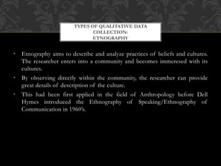 Qualitative data collection | PPTX