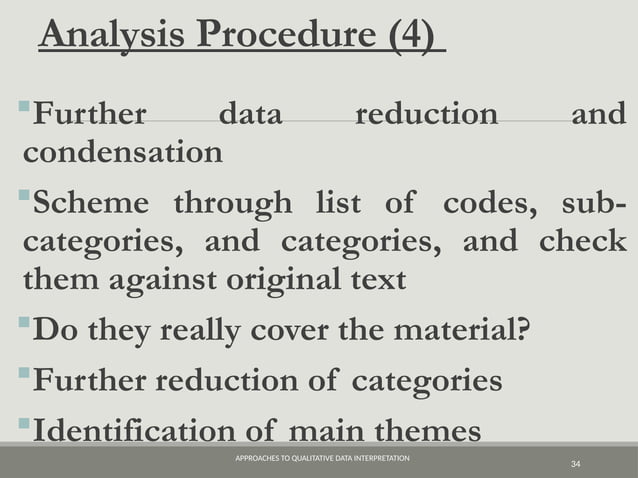 Qualitative Data InterpretationTechnique | PPT