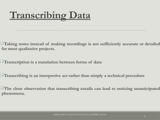 Qualitative Data InterpretationTechnique | PPTX