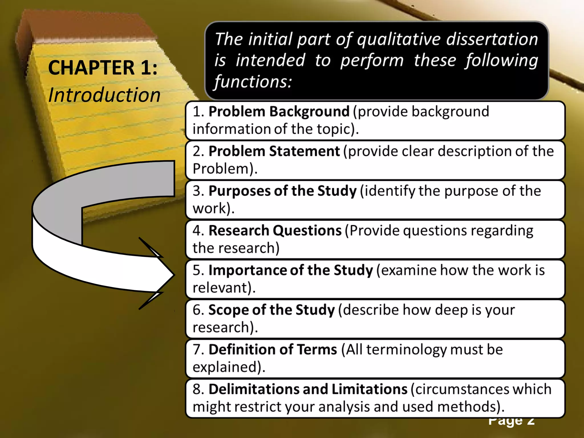 Qualitative dissertation outline | PPT