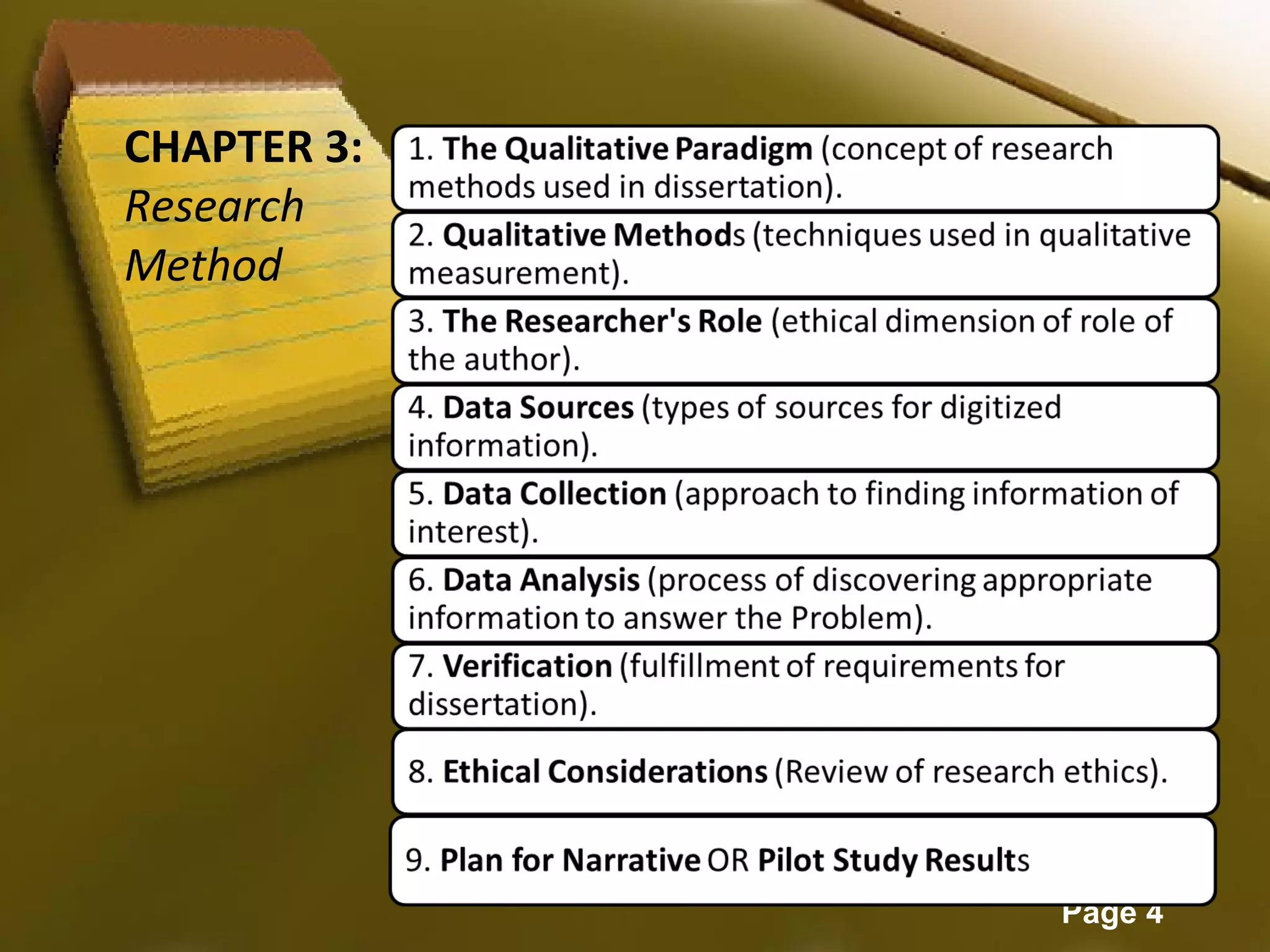 Qualitative dissertation outline | PPT