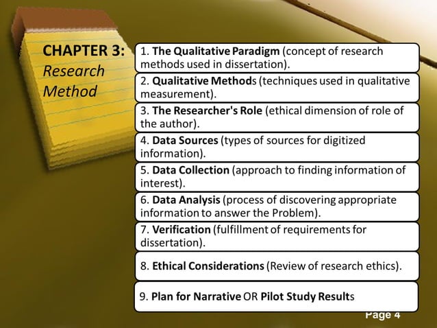 Qualitative dissertation outline | PPT