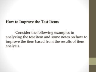 Qualitative item analysis | PPTX