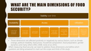 Measuring food security: Challenges in qualitative assessment - EDRD ...