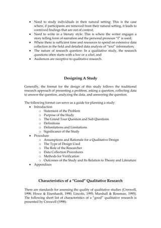 Qualitative methods | DOC