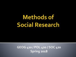 Qualitative Methods and Interviewing | PPT