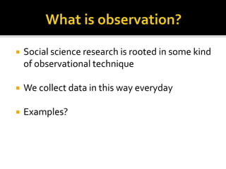 Qualitative Methods and Interviewing | PPT