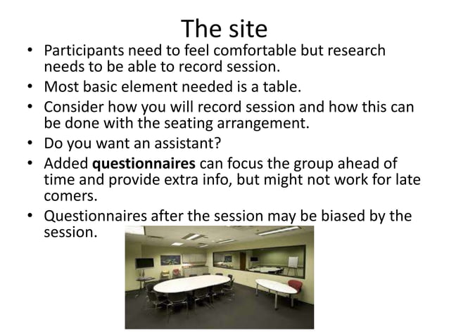 Qualitative methods:focus groups | PPTX