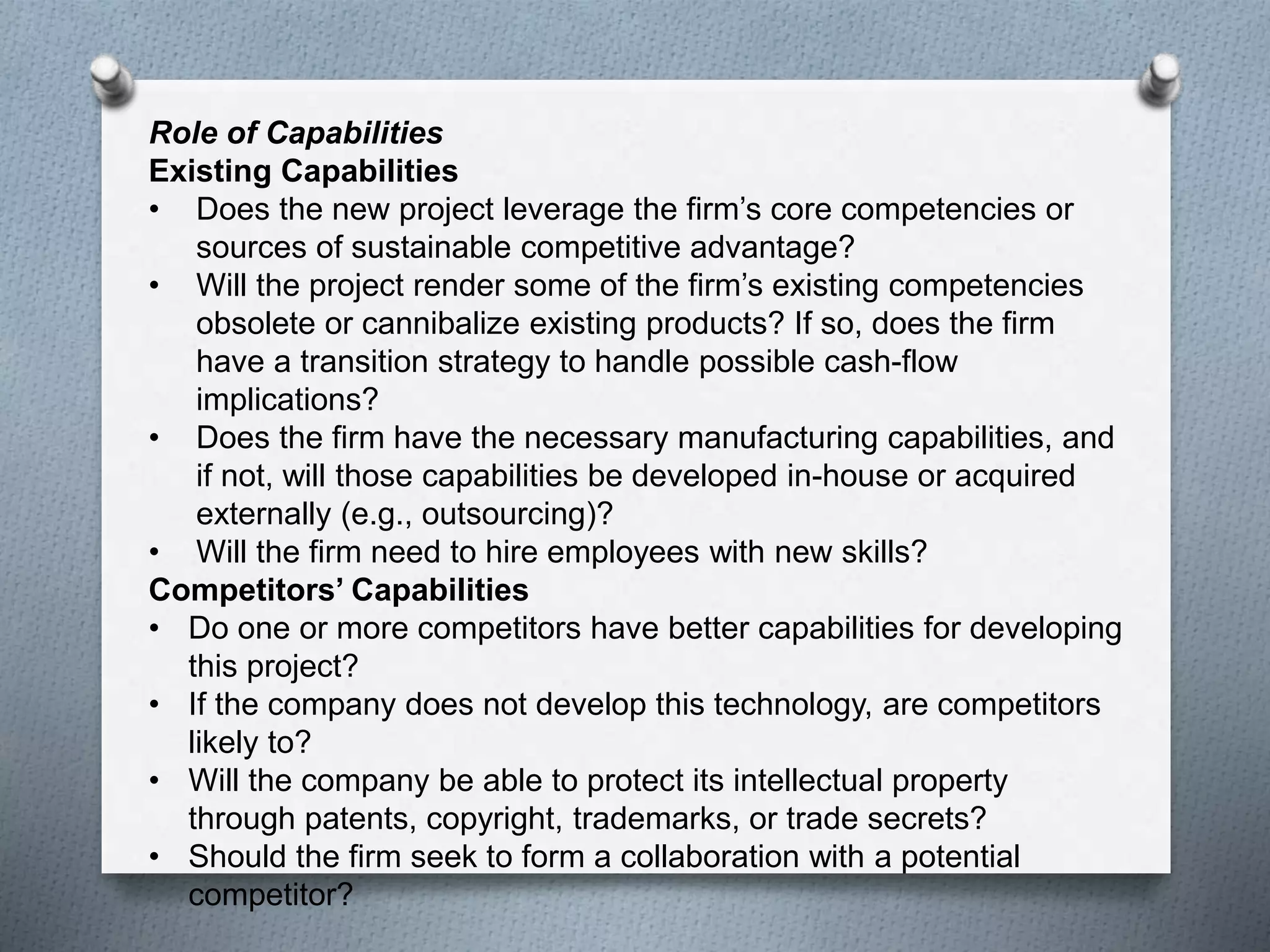 Qualitative methods for choosing projects | PPTX