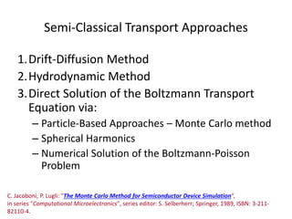 Qualitative model of transport | PPT