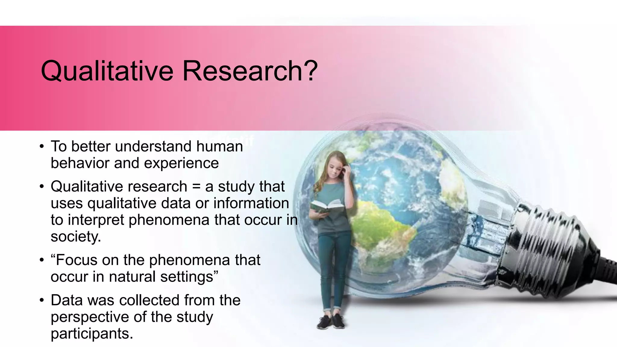 Introduction to qualitative study | PPTX