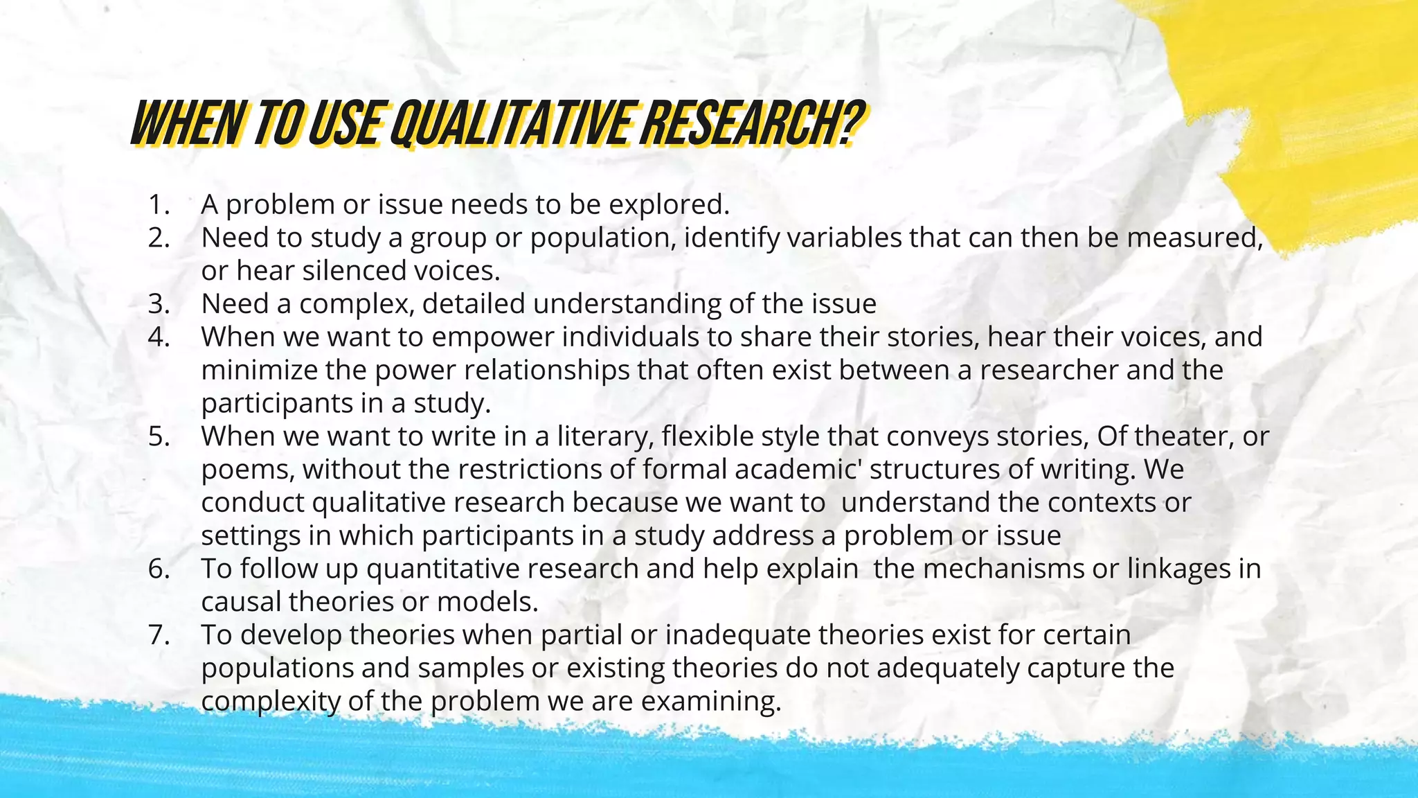 Introduction to qualitative study | PPTX