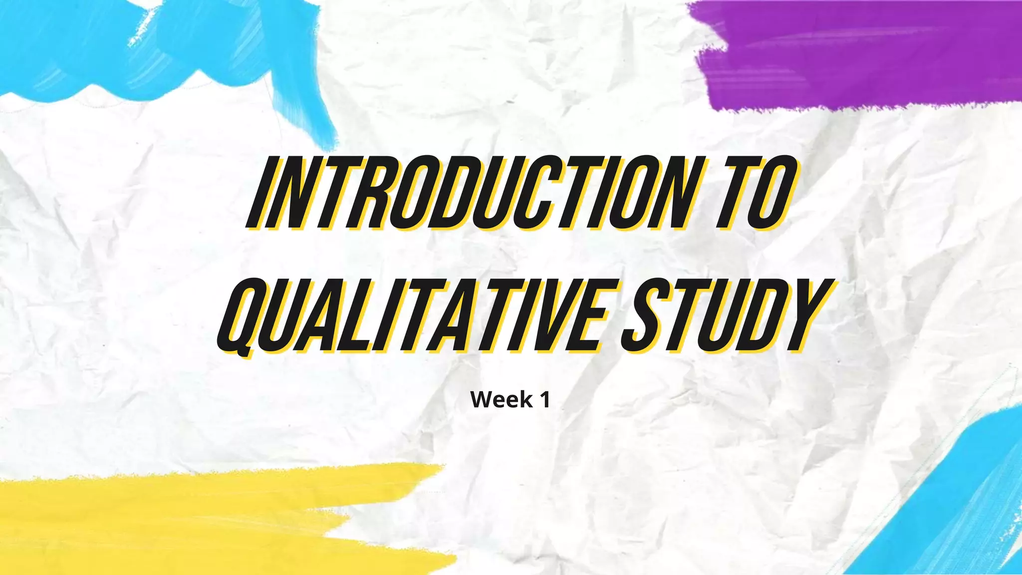 Introduction to Qualitative Research | PPT