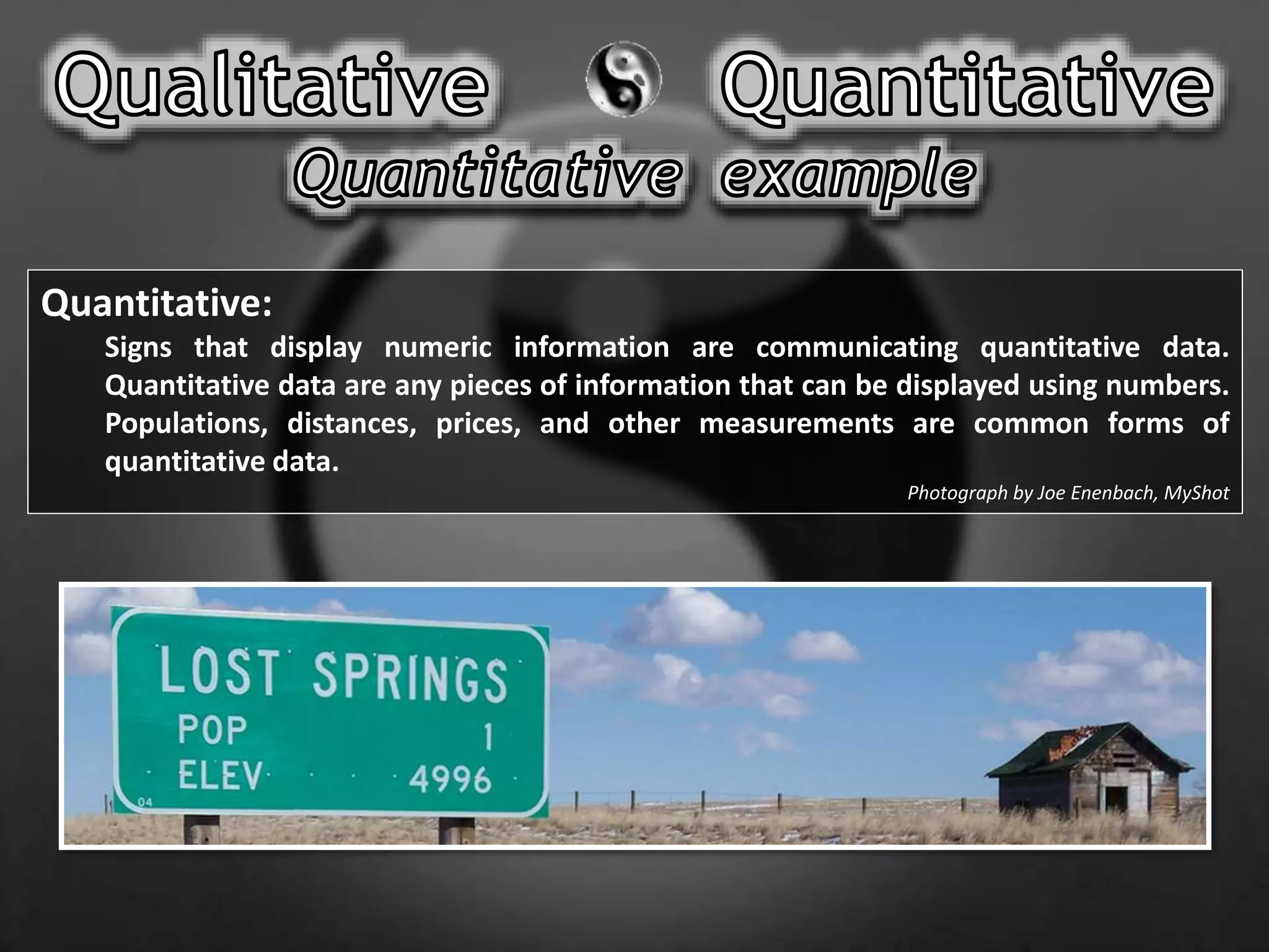 Qualitative, Quantitative (PowerPoint) | PPSX