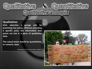 Qualitative, Quantitative (PowerPoint) | PPSX