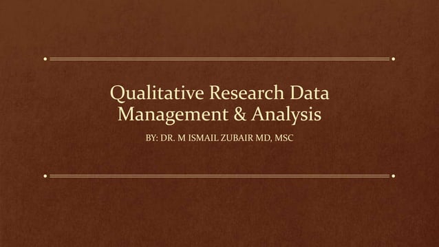 Qualitative researc data_analysis | PPT